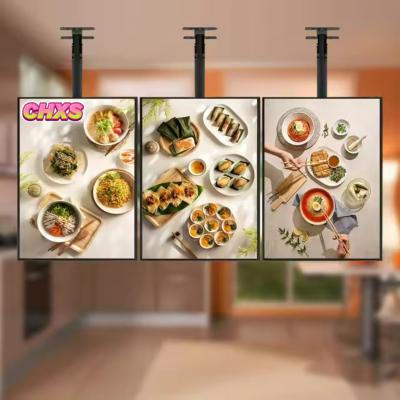 China CHXS 55 inch Wall Mounted Digital Signage Display 4K UHD with Cloud CMS for Mall Education for sale