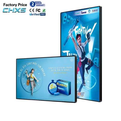 China 43 Inch Wall Mounted Digital Signage Display Android Advertising Screen 1920x1080 for Supermarket for sale