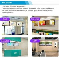 China 43 Inch Wall Mounted Digital Signage Display Android Advertising Screen 1920x1080 for Supermarket for sale
