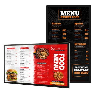 China Wholesale 10.1-110 Inch Commercial LCD Advertising Player with Free CMS Android 11.0 Digital Signage Display for sale