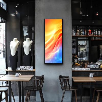 China Ultra Wide Smart Stretched Bar LCD Display 28 inch 1920x360 Digital Shelf Edge Screen for sale