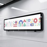 China CH Supermarket DP Loop Solution LCD Bar Display with Touchscreen & Cloud CMS 1 Year Warranty for sale