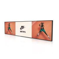 China 23 Inch Ultra Wide Digital Android LCD Display Indoor Commercial Shelf Edge Advertising Screen Stretch Bar Panel for sale