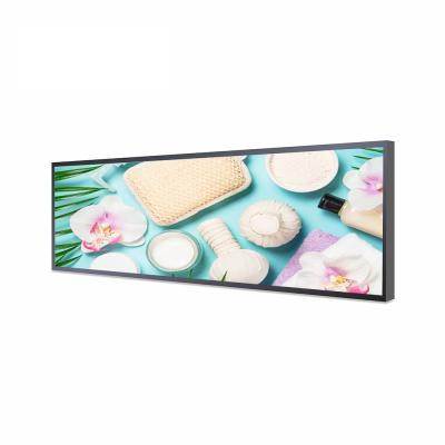 China CH 23.1 Inch Android Retail Shelf Edge High Visibility Stretched Bar LCD Display with IPS Panel and  RGB 98% for sale