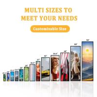China Ultra Wide Shelf Edge IPS LCD Display 23.1 to 37 Inch WiFi Bluetooth NFC Cloud CMS High Brightness for sale