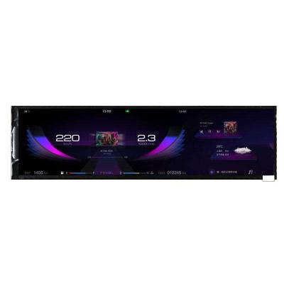 China CH Stretched Bar LCD Advertising Screen with IPS Panel WiFi/Ethernet Cloud CMS for Supermarket Shelf Display Solutions for sale