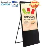 China Indoor Portable Digital Signage Display 49 55 Inch Android Advertising Screen Panel 1920x1080 for sale