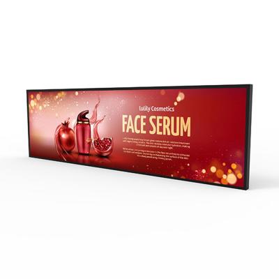 China Ultra-Wide Stretched LCD Display 28 inch Bar Type Digital Signage Media Player with Android 11.0 for sale