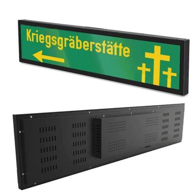 China CH 23in 35in 47in Smart Display Lcd Display Strips Stretched bar Lcd Display Screen for sale