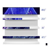 China Indoor Wide Stretched Bar LCD Display 1920x360 250-500 cd/m2 Shelf Bar Monitor for sale