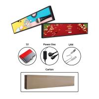China CH Custom Ultra-Wide High-Resolution 1920x360 LCD Advertising Display Bar 19-86 Inch for Supermarket Shelf Retail for sale