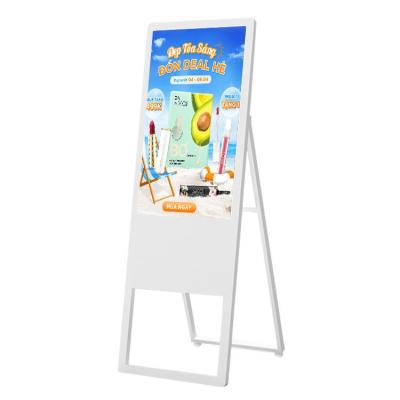 China 55 Inch Portable Digital Signage Capacitive Touch LCD Display for Retail Education Wayfinding for sale