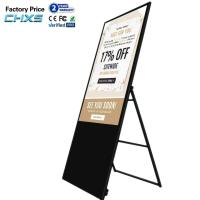 China CHXS 55 Inch HD LCD Digital Poster Signage 1920x1080 for Advertising in Shopping Malls Retail Stores Elevators for sale