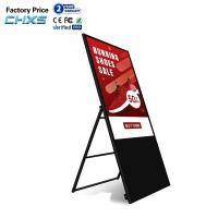 China CHXS 55 Inch LCD Water Sign Machine Vertical Folded Advertising Display Kiosk 1920x1080 for sale