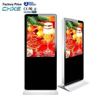 China Full HD IPS Digital Signage Display 32-86 Inch Vertical Floor Standing Kiosk Android for sale
