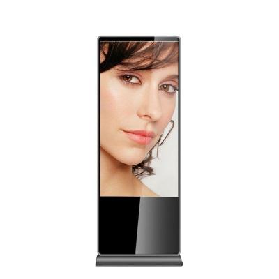 China 55 65 75 Inch Smart Kiosk Vertical LCD Advertising Display Digital Signage Floor Standing Touch Screen IPS Panel for sale