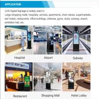 China 32-86 Inch Android Digital Signage Touch Totem Floor Stand Display with IPS LCD Panel and Built-In CMS for sale