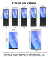 China 32-86 Inch Android Digital Signage Touch Totem Floor Stand Display with IPS LCD Panel and Built-In CMS for sale