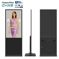China Interactive Digital Touch Screen Kiosk 55 Inch Full HD Self-Service Advertising Display Floor Stand Design for sale