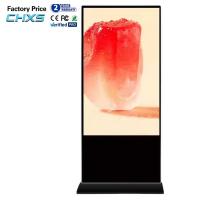 China CH 4K Floor Standing LCD Digital Signage 49 55 65 Inch Vertical Poster Advertising Touch Smart Interactive Display Screen Totem for sale