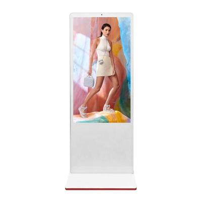 China 32 to 55 Inch 4K LCD Standing Digital Signage Totem Touch Screen Advertising Display Panel for sale