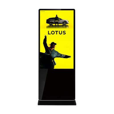 China Floor Standing Digital Signage Board 43 Inch Elevator Advertising Display 1920x1080 for sale