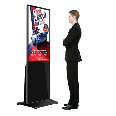 China 55 Inch Vertical Digital Signage Totem Display Screen for Mobile Advertising Panels for sale