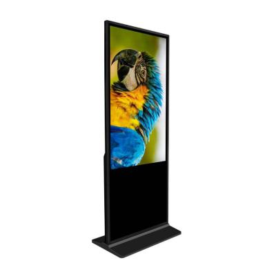 China 55 Inch 4K Digital Signage Touch Screen Monitor for Retail Store Shopping Mall Advertising Totem for sale