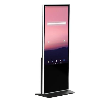 China 86 Inch Floor Stand Digital Signage Display Touch Screen Advertising Monitor Cloud CMS for sale