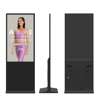 China CH 43 49 55 Inch Floor Standing Touchscreen Digital Signage Display 2K 4K Self Service Kiosk for sale