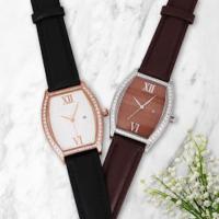 China Fashionable Luxury Leather Watch Ladies Quartz Watch Waterproof for sale