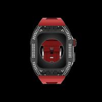 China Luxury Carbon Fiber Apple Watch Case For Series 6/7/8/SE 44mm/45mm Suitabl for sale