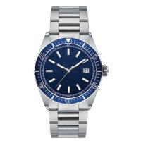 China Stainless Steel Mens Automatic Watch Ceramic Bezel Shock Resistant for sale