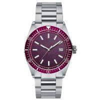 China Stainless Steel Mens Automatic Diver Watch 200M Waterproof Ceramic Bezel for sale