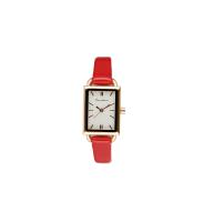 China Square Quartz Leather Watch Fashionable White Waterproof Quartz Watch for sale