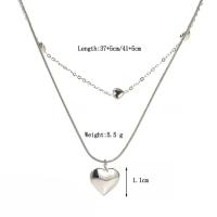 China Fashion Women Necklaces OEM Double Layer Necklace For Clavicle Chain for sale