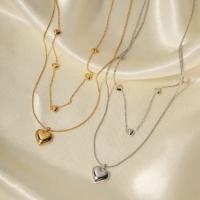 China Fashion Women Necklaces OEM Double Layer Necklace For Clavicle Chain for sale