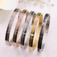 China Fashion Luxury Women Stainless Steel Bangles Bracelet Jewelry Couple Bracelet for sale