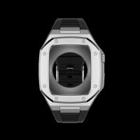 China Silicone Strap Stainless Steel Apple Watch Case Luxury Scratch Proof for sale