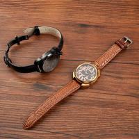 China Sophisticated Quartz Leather Watch Water Resistant 23cm Band Length for sale