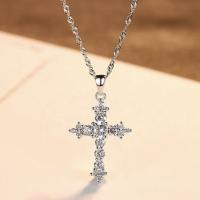 China Luxury Fashion Jewellery Choker Cross Chain Women Trendy Necklaces for sale