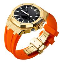 China 5th Gen Frosted 316L Stainless Steel Mod Kit For Casio Ga2100 G Shock Oak Case Watch for sale