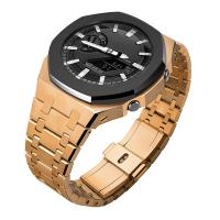 China Casio Watch Modified Case Stainless Steel Band and Metal Bezel for G Shock Ga2100 for sale