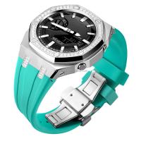 China 5th Generation Custom Luxury Mod Kit For Casioak Ga 2100 Silicone Band And Diamond Set for sale