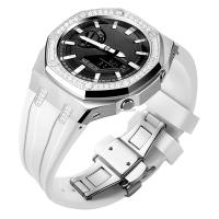 China 5th Generation Custom Luxury Mod Kit For Casioak Ga 2100 Silicone Band And Diamond Set for sale
