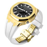 China Stainless Steel Case And Silicone Resin Watch Band For Casio G Shock Ga2100 5th Update for sale