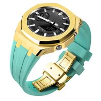China Stainless Steel Case And Silicone Resin Watch Band For Casio G Shock Ga2100 5th Update for sale