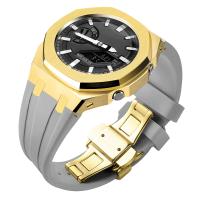 China Stainless Steel Case And Silicone Resin Watch Band For Casio G Shock Ga2100 5th Update for sale