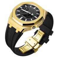 China Stainless Steel Case And Silicone Resin Watch Band For Casio G Shock Ga2100 5th Update for sale
