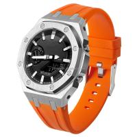 China Casio G Shock Ga2100 Ga2110 Custom Zinc Alloy Watch Case With Silicone Band Strap for sale